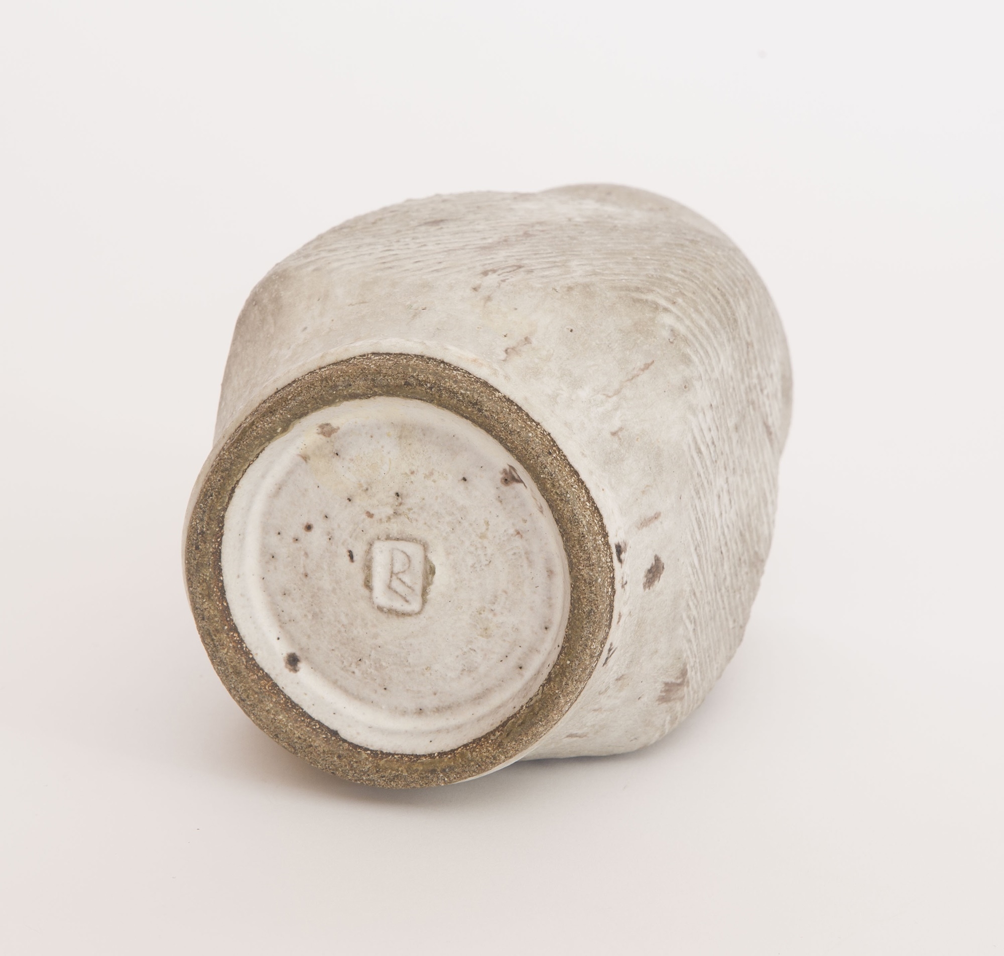 Lucie Rie | Lucie Rie White Glazed Stoneware Vase | MutualArt