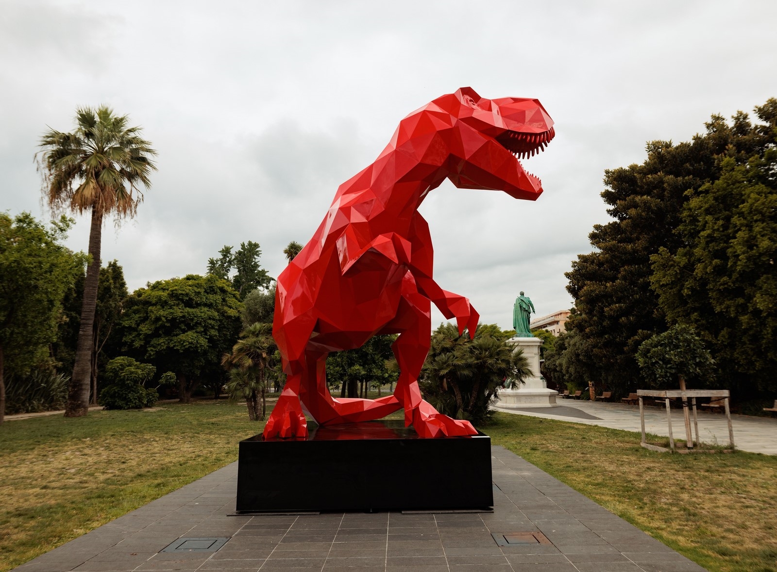 Richard Orlinski | T-Rex red resin Orlinski | MutualArt