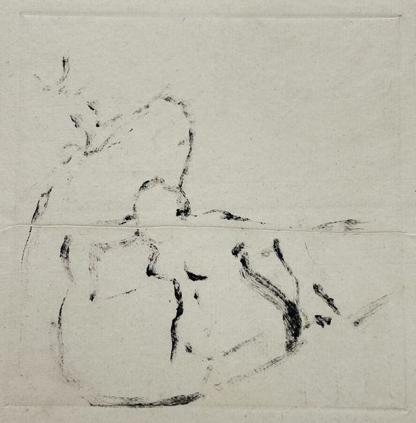 Edgar Degas | Woman getting out of a bathtub (Circa 1883) | MutualArt