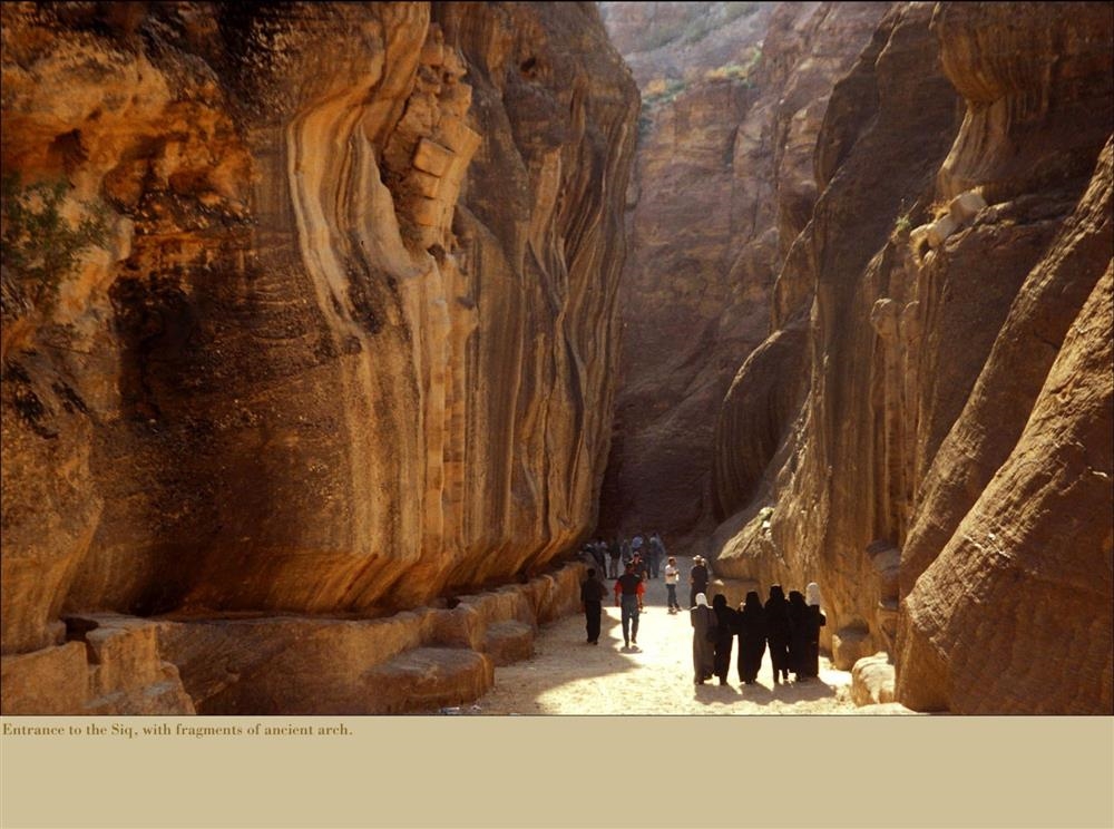Vivian Ronay | Entrance to the Siq, with Fragments of Ancient Arch ...