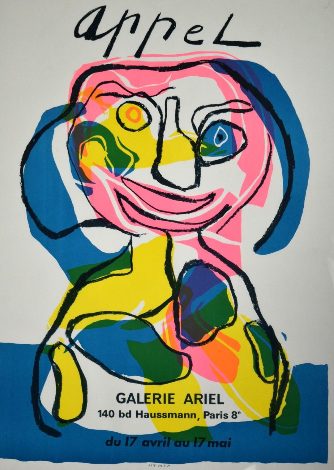 Karel Appel | GALERIE ARIEL POSTER (1971) | MutualArt