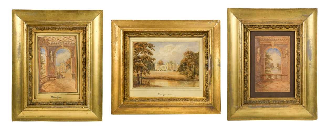 John Buckler | Three views of Wilton House, near Salisbury | MutualArt