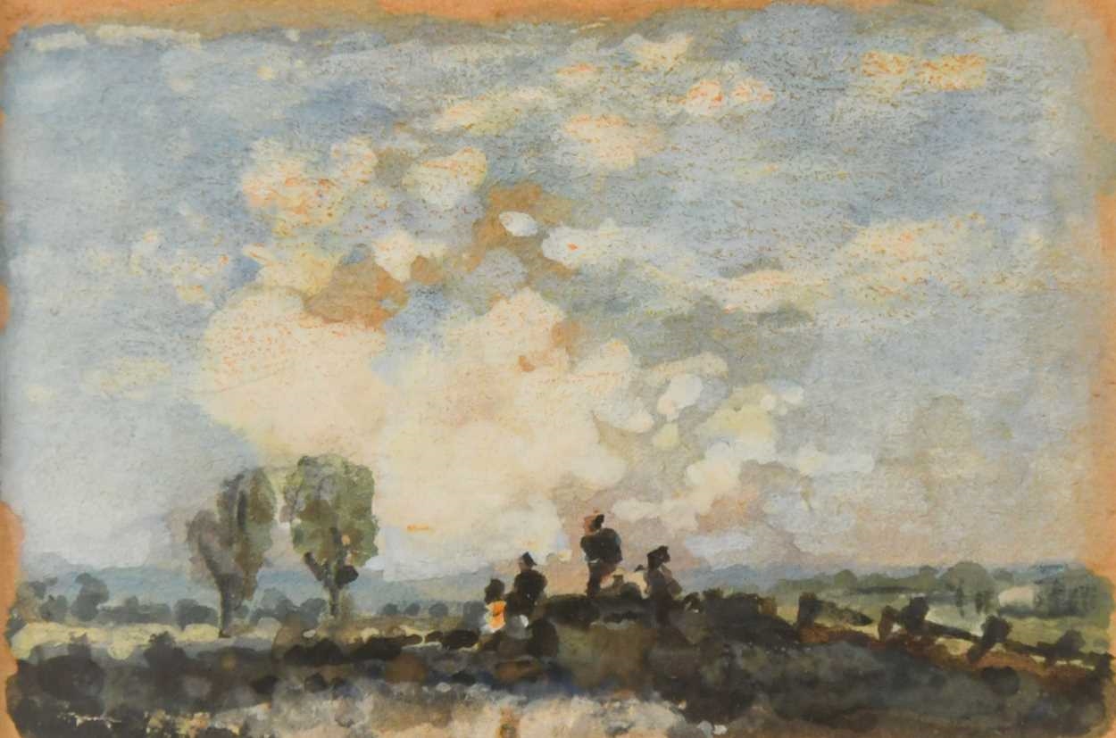 Hercules Brabazon Brabazon | A pair of watercolour studies depicting ...