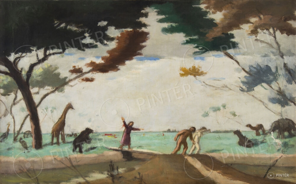 Adolf Fényes | Expulsion From Paradise | MutualArt