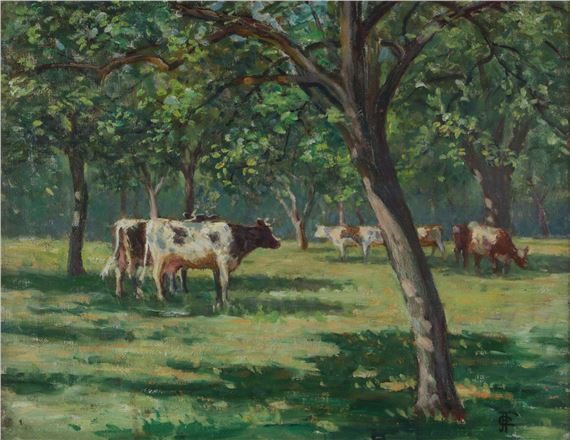 Janet Fisher | CATTLE SURREY | MutualArt