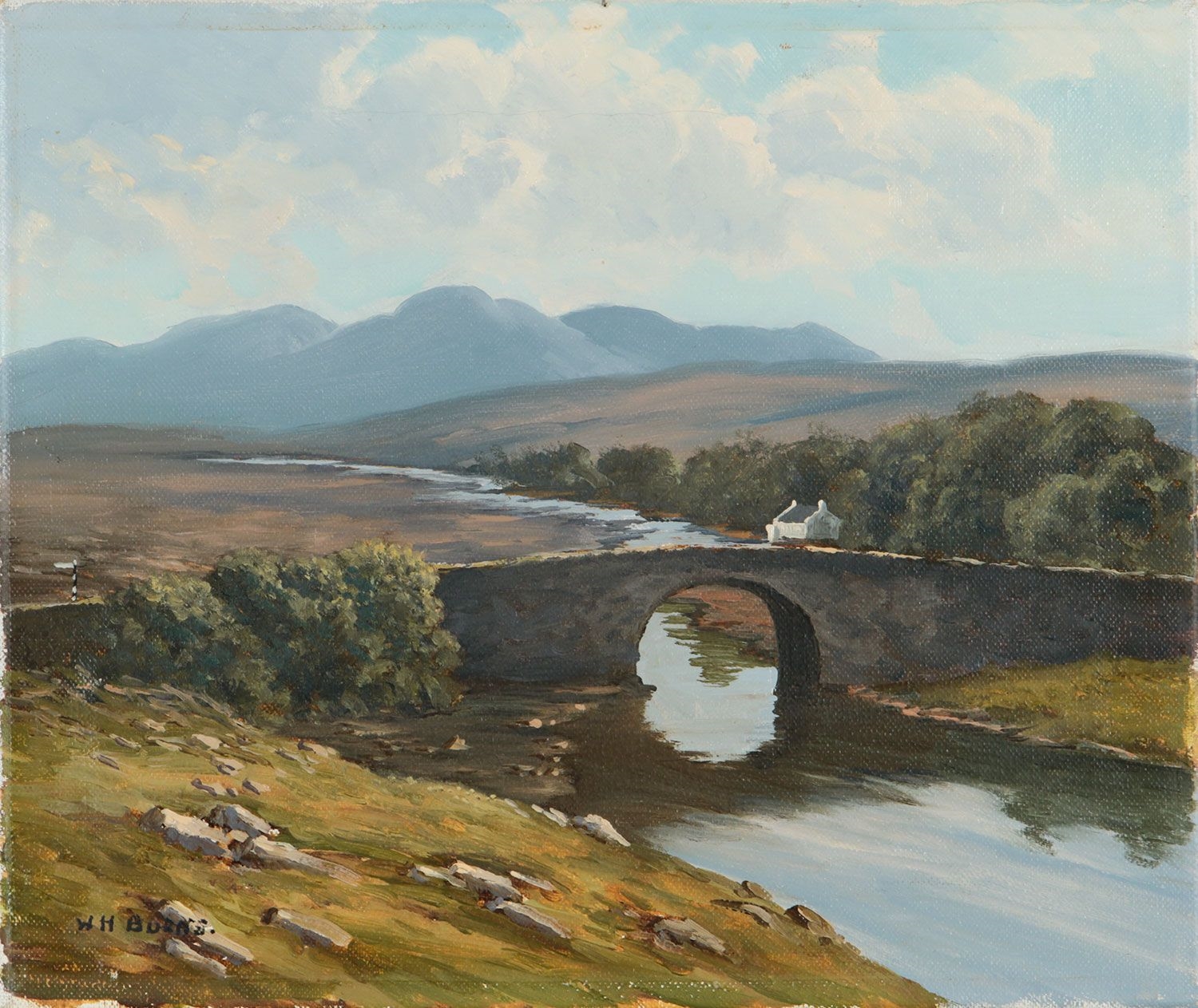 William Henry Burns | LACKAGH BRIDGE DONEGAL | MutualArt