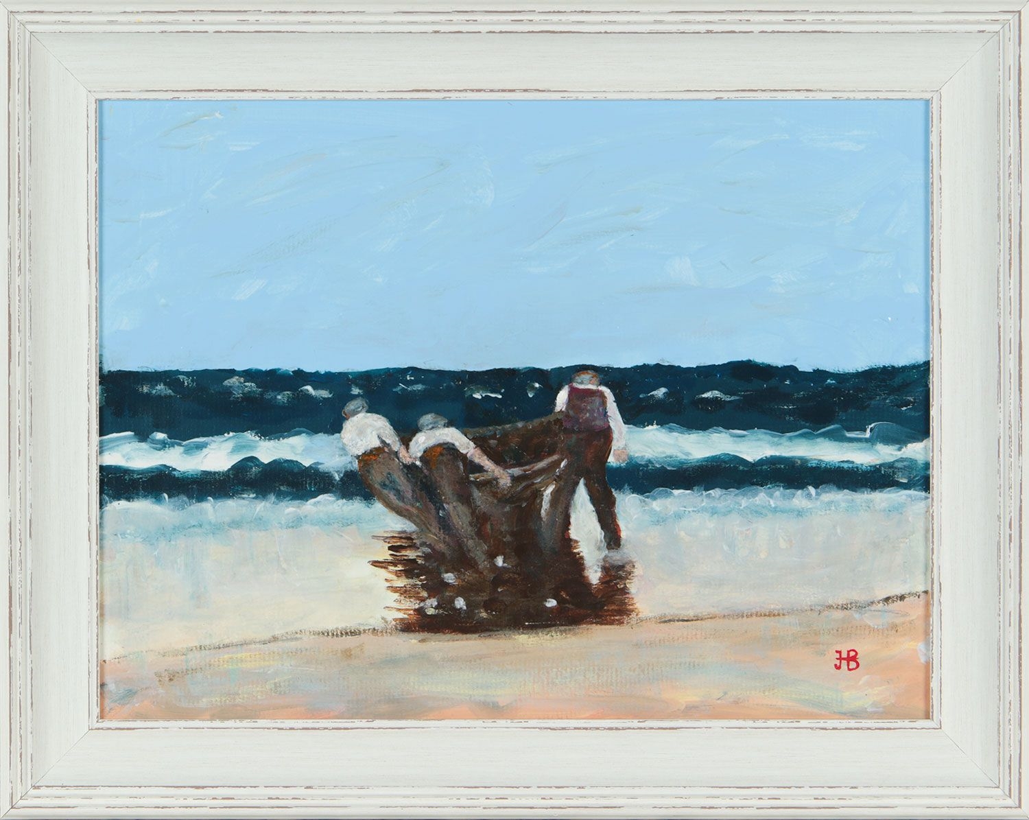 John Henry Barry | LAUNCHING THE CURRACH | MutualArt