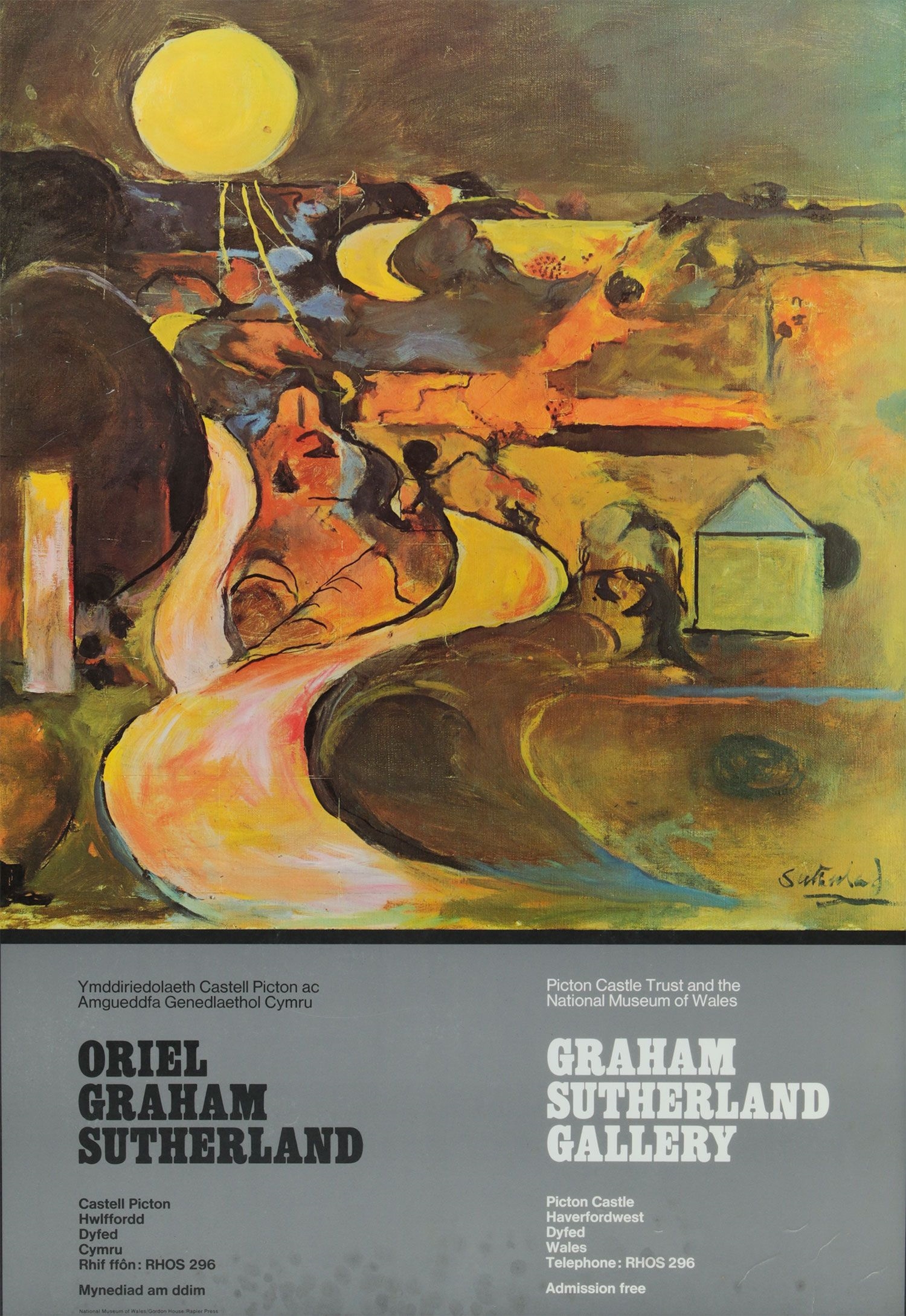 Graham Sutherland | ORIEL GRAHAM SUTHERLAND EXHIBITION POSTER | MutualArt