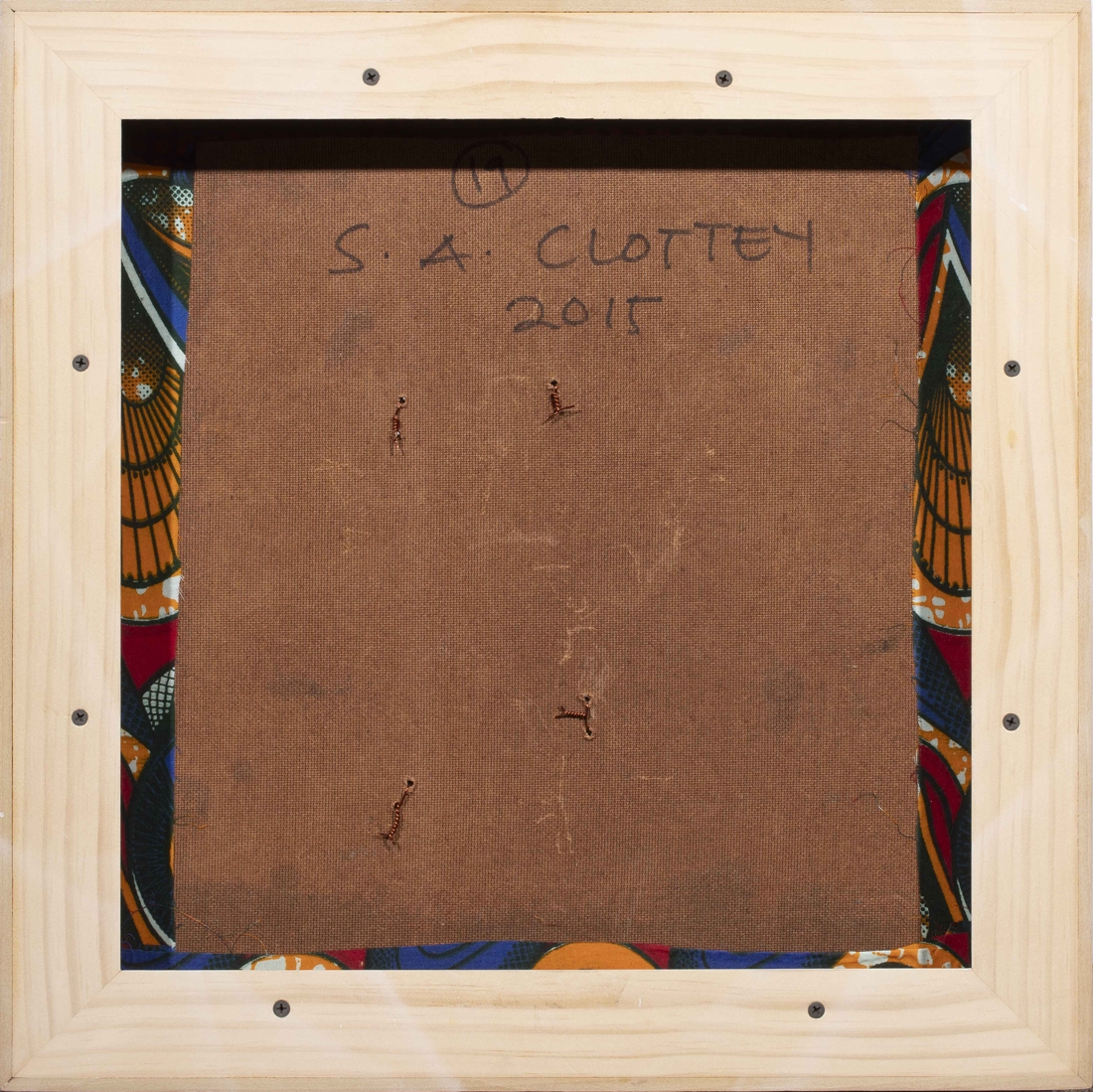 Serge Attukwei Clottey | Common Men Series, XIX, (2015) | MutualArt