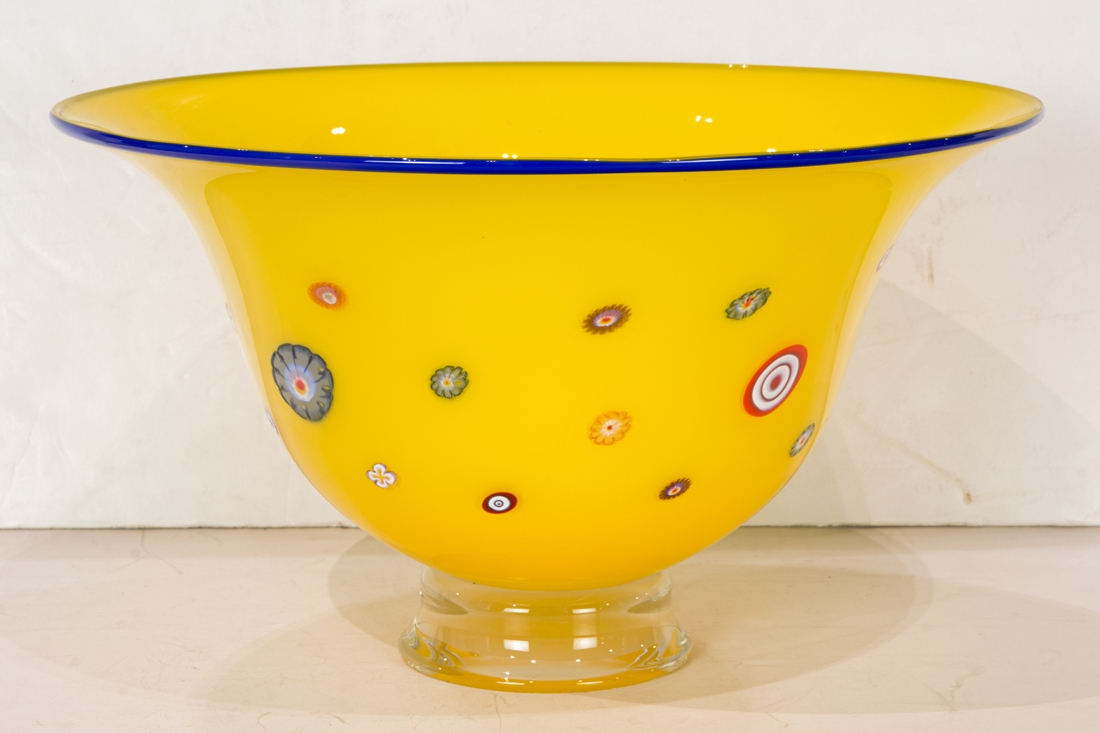 Ken Hanson | A group of five Ken and Ingrid Hanson art glass center ...