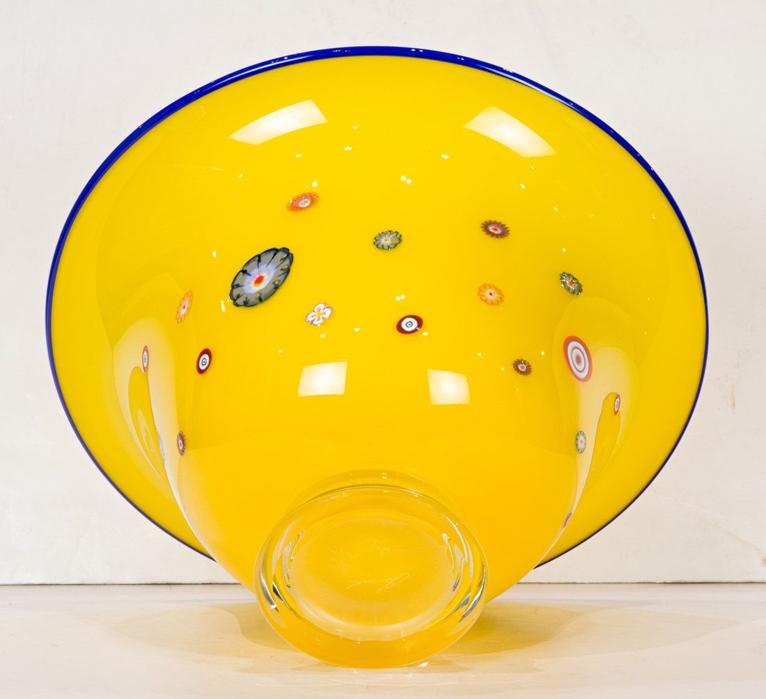 Ken Hanson | A group of five Ken and Ingrid Hanson art glass center ...