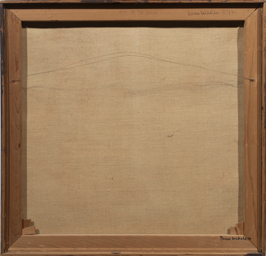 Duane Wakeham | Boy on the Beach, | MutualArt