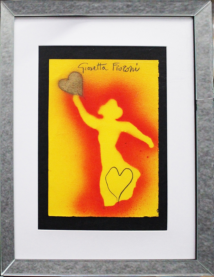 Giosetta Fioroni | tecnica mista su cartoncino | MutualArt