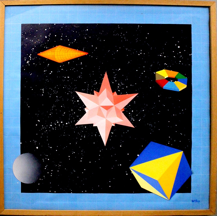 Lucio del Pezzo | collage e tecnica mista su cartoncino (Circa 2000 ...