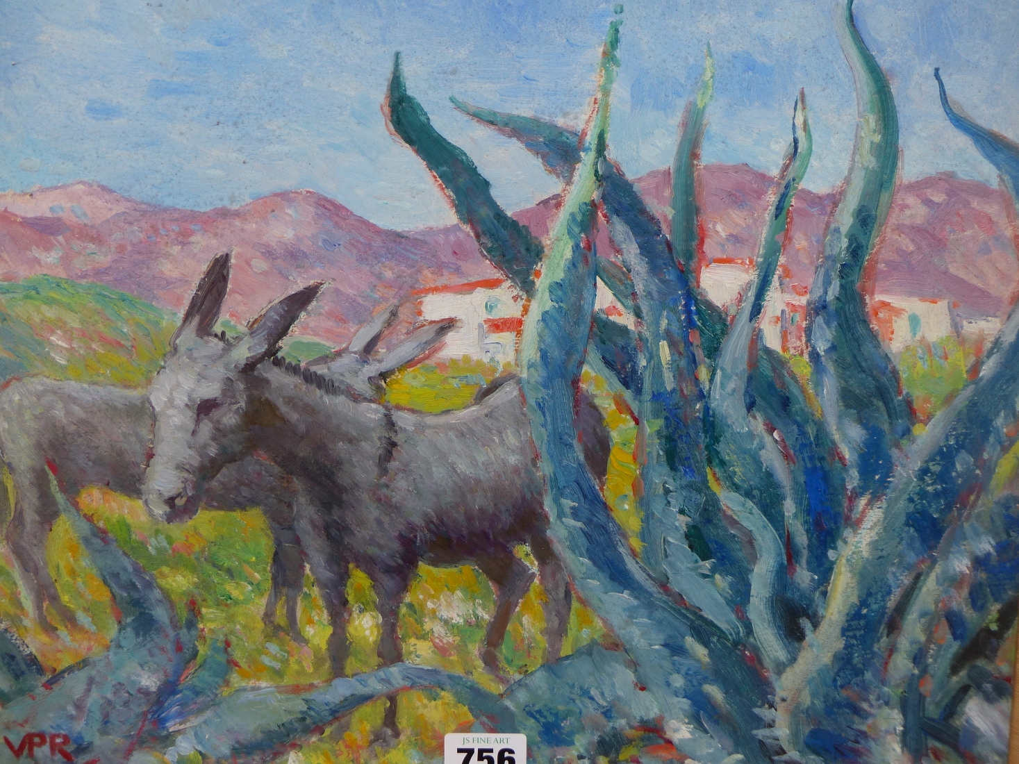 Victoria Patricia Ramsay | DONKEYS IN AN ANDALUSIAN SCENE | MutualArt