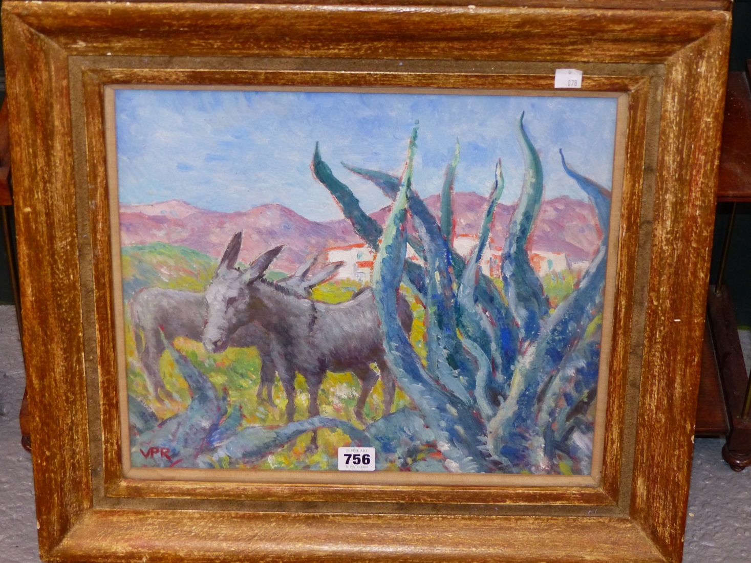 Victoria Patricia Ramsay | DONKEYS IN AN ANDALUSIAN SCENE | MutualArt