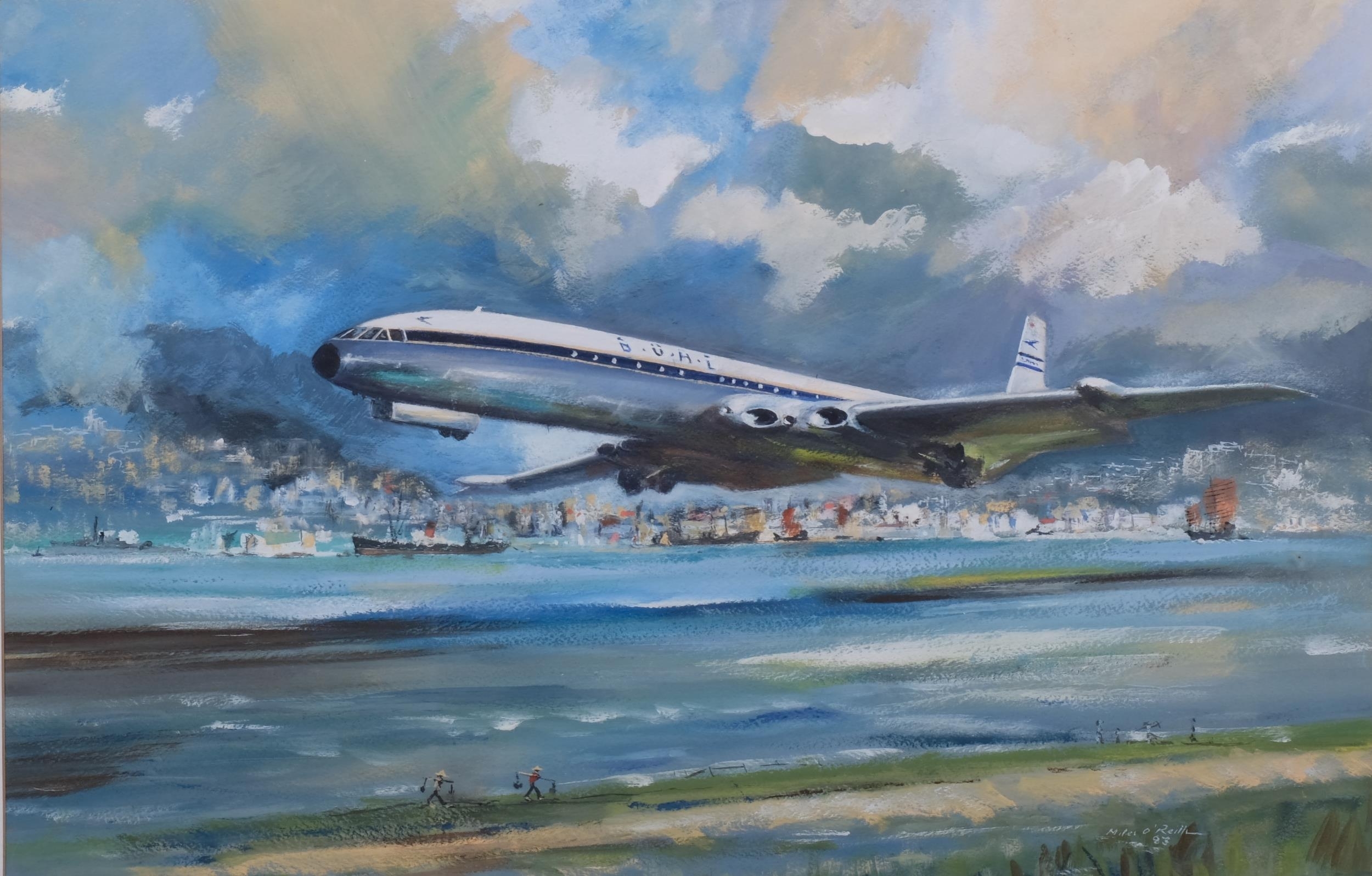 Miles O'Reilly | de Havilland Comet and BOAC Boeing 747 | MutualArt