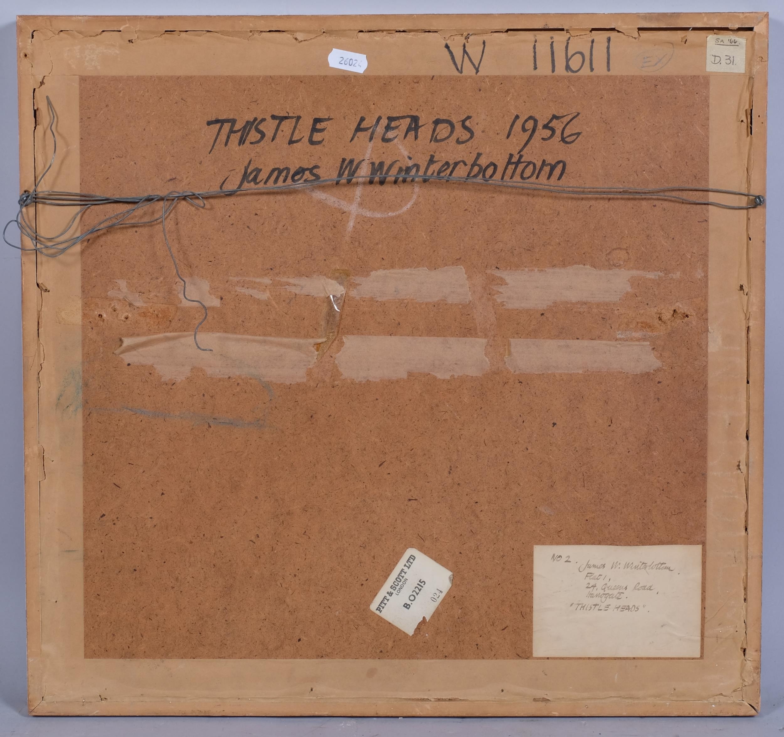 James William Winterbottom | thistle heads | MutualArt