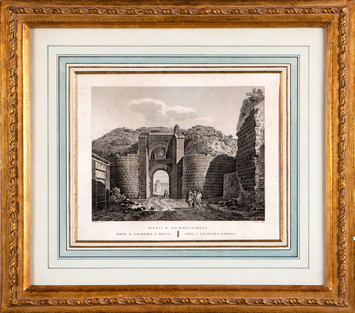 Pierre Gabriel Berthault | Gate of Talavera la Reyna; Vestiges of an ...