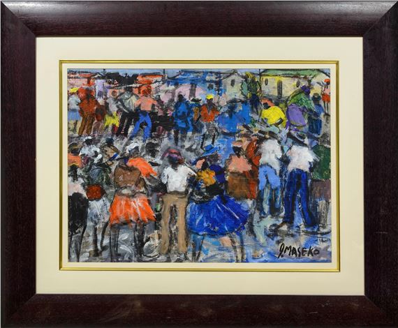 Joe Maseko | Township Scene | MutualArt