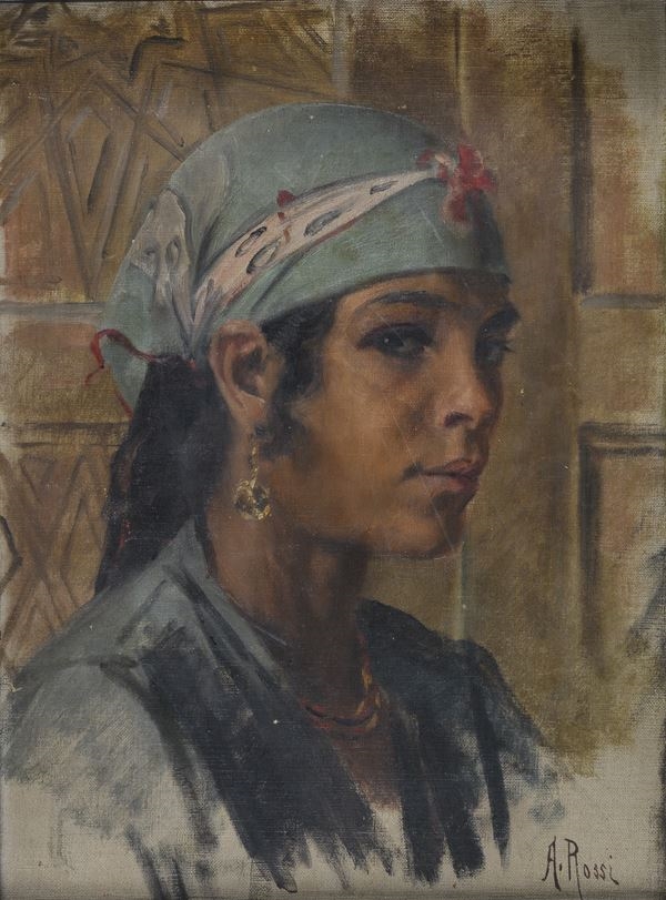Alberto Rossi | DIPINTO FANCIULLA ARABA DI ALBERTO ROSSI | MutualArt