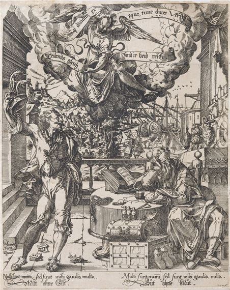 Christoph Maurer | INCISIONE ALLEGORIA DI CHRISTOPH MURER (1586 ...