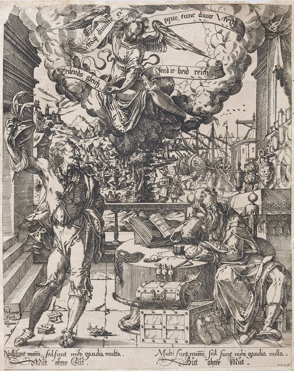 Christoph Maurer | INCISIONE ALLEGORIA DI CHRISTOPH MURER (1586 ...