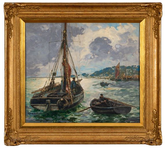 Robert Henry Smith | Harbour from Hastings | MutualArt