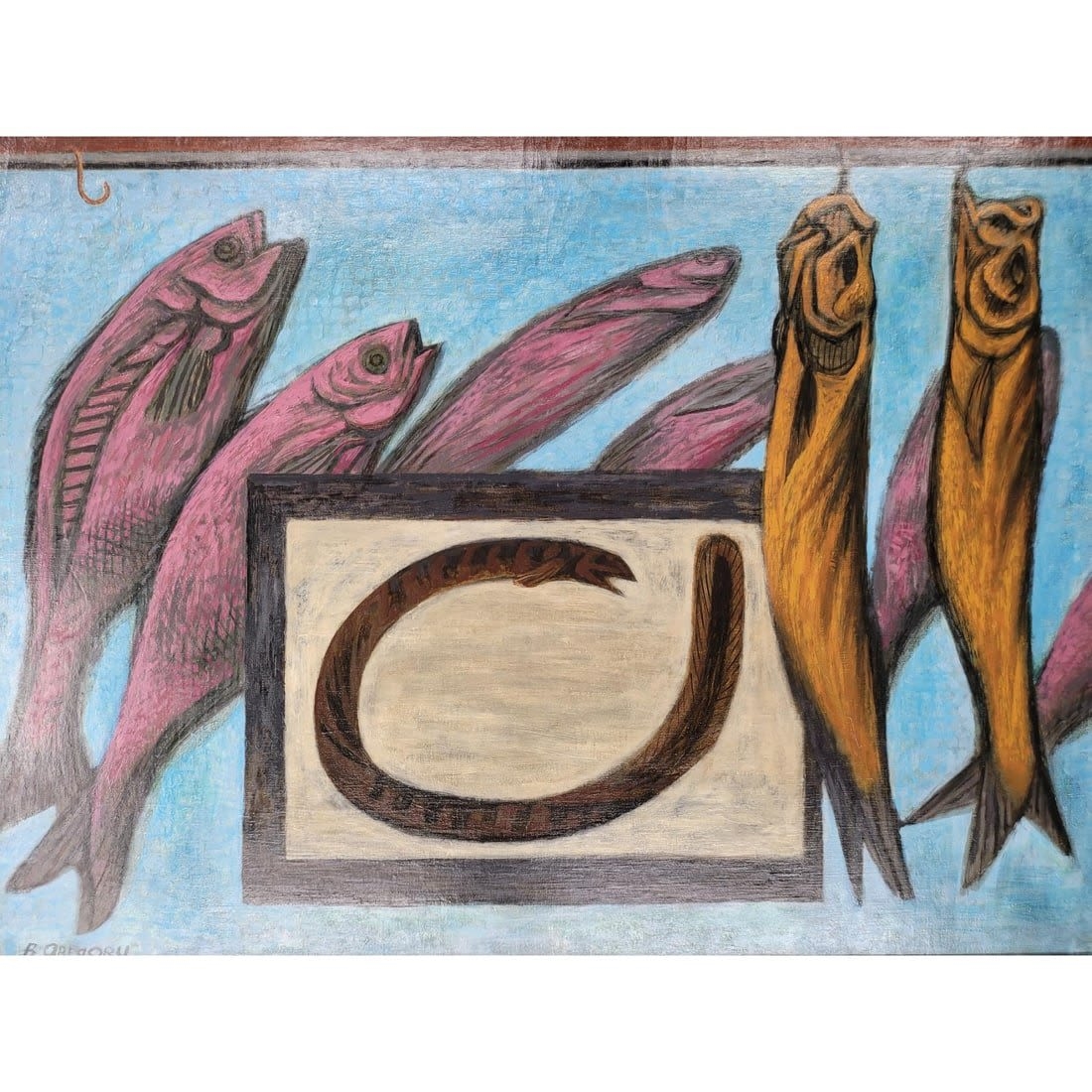Bruce Gregory | Fish and Eel (Circa 1950) | MutualArt