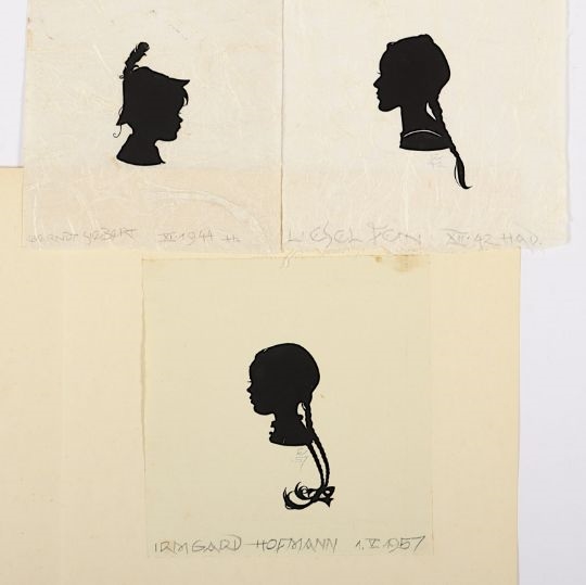 Ernst Moritz Engert | 3 Scherenschnitte | MutualArt