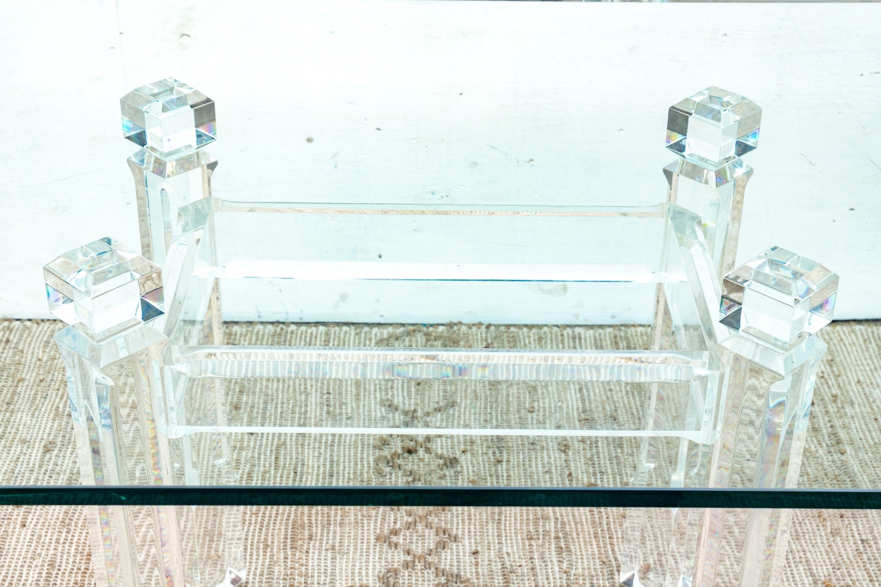 Modernist School, 20th Century | Modernist Glass Topped Plexiglass ...