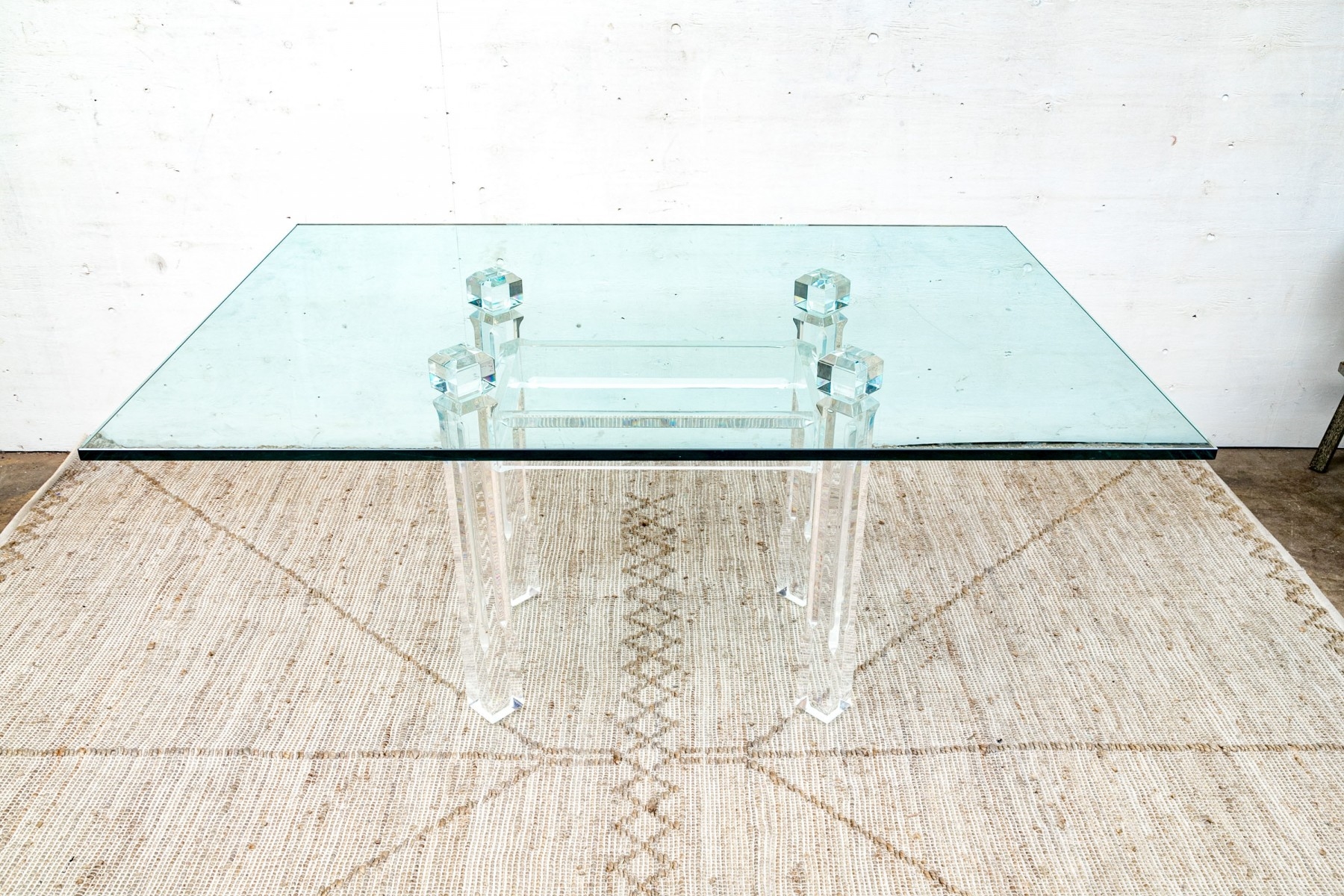 Modernist School, 20th Century | Modernist Glass Topped Plexiglass ...