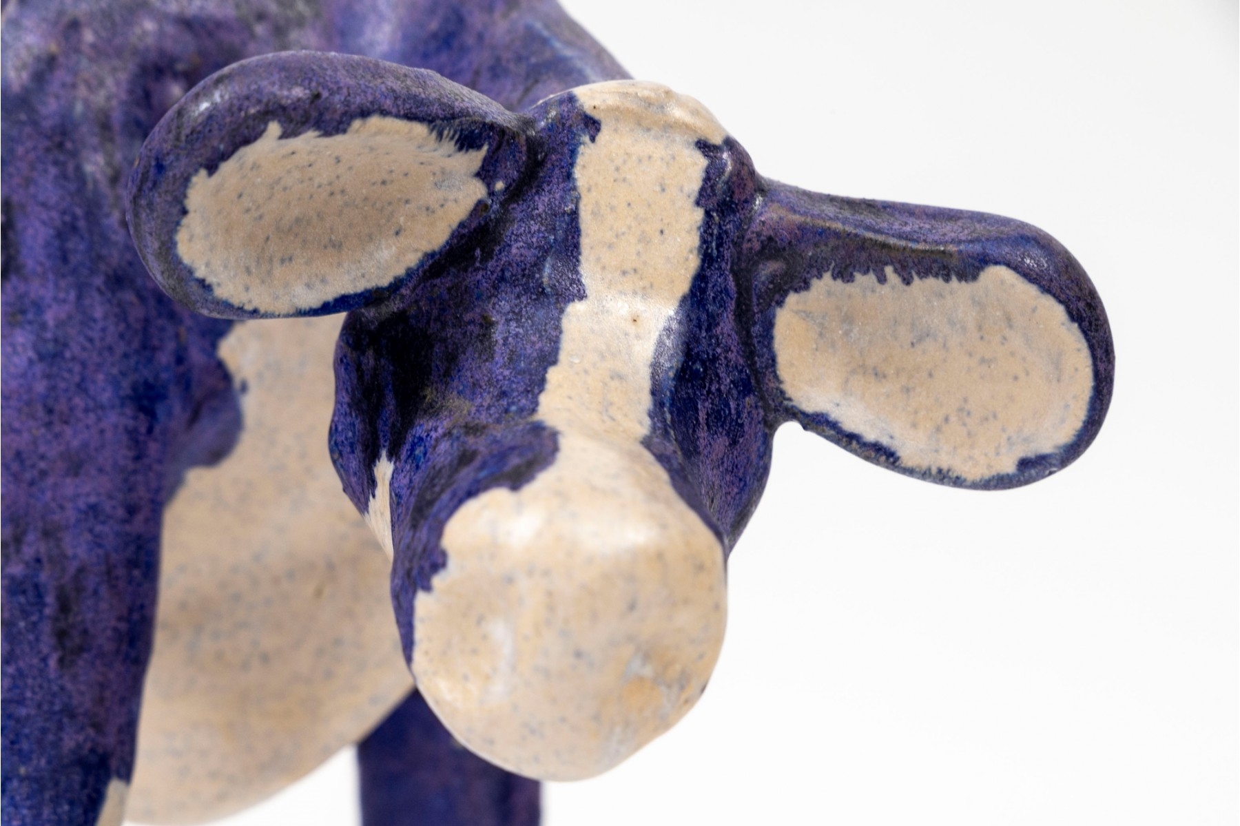 Dwight Davidson | Folk Art Pottery Cow Figure | MutualArt