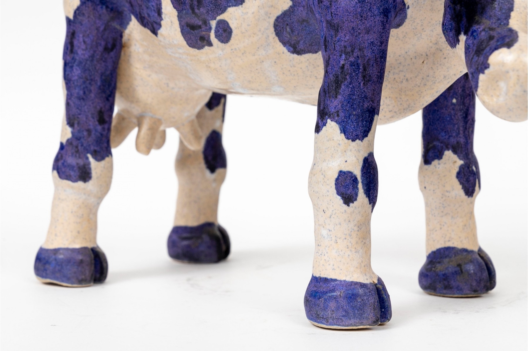 Dwight Davidson | Folk Art Pottery Cow Figure | MutualArt