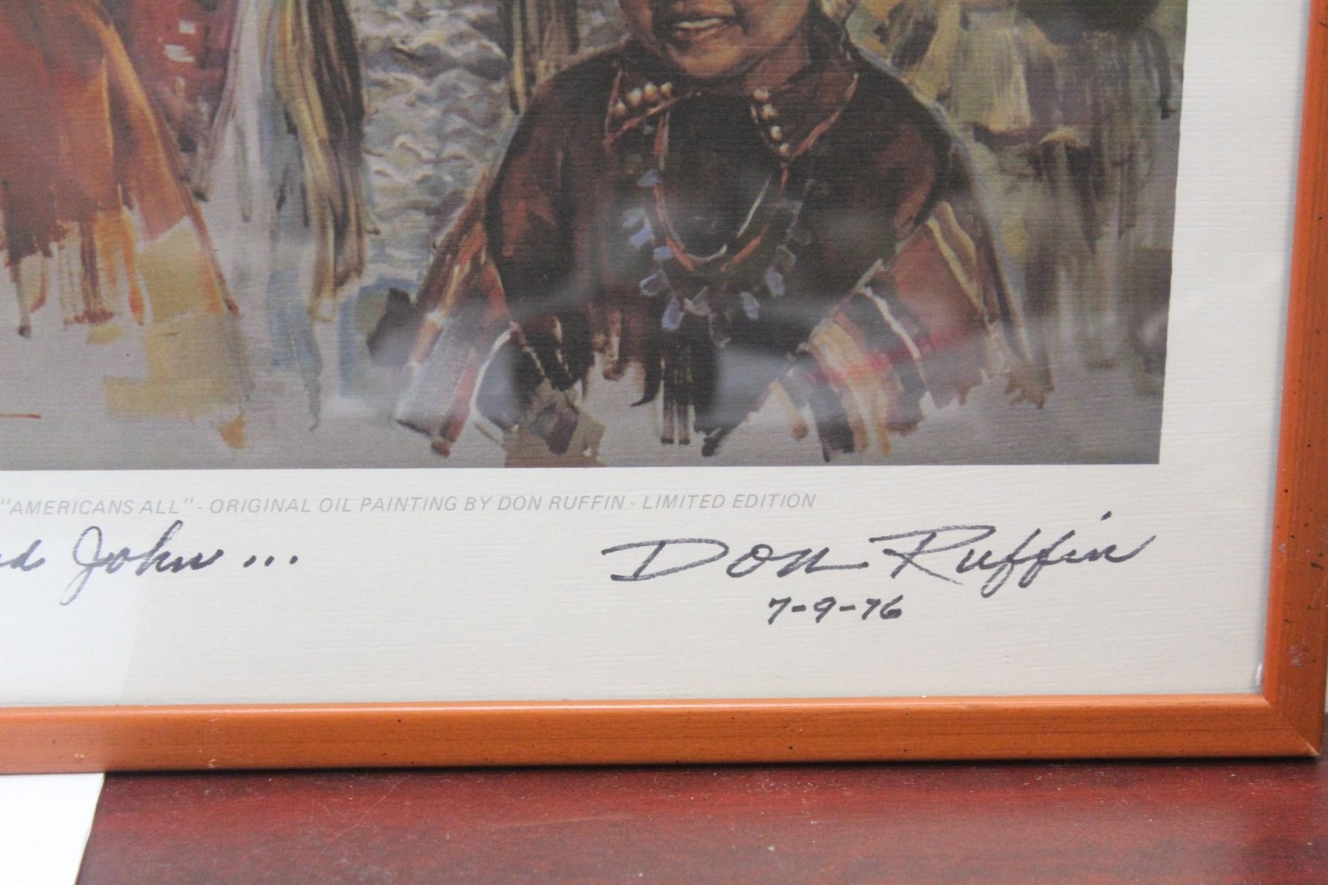 Don Ruffin | A Rare Signed Don Ruffin Lithograph or Print - Americans ...