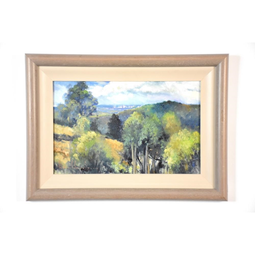 Peter Abraham | Peter Abraham. Eagle Heights. Oil on board. Signed ...