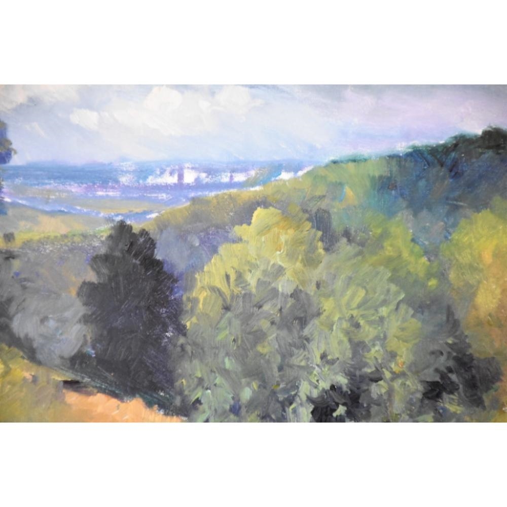 Peter Abraham | Peter Abraham. Eagle Heights. Oil on board. Signed ...