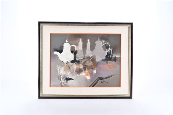 Jean Jacques Balitran | . Nature morte à la théière | MutualArt