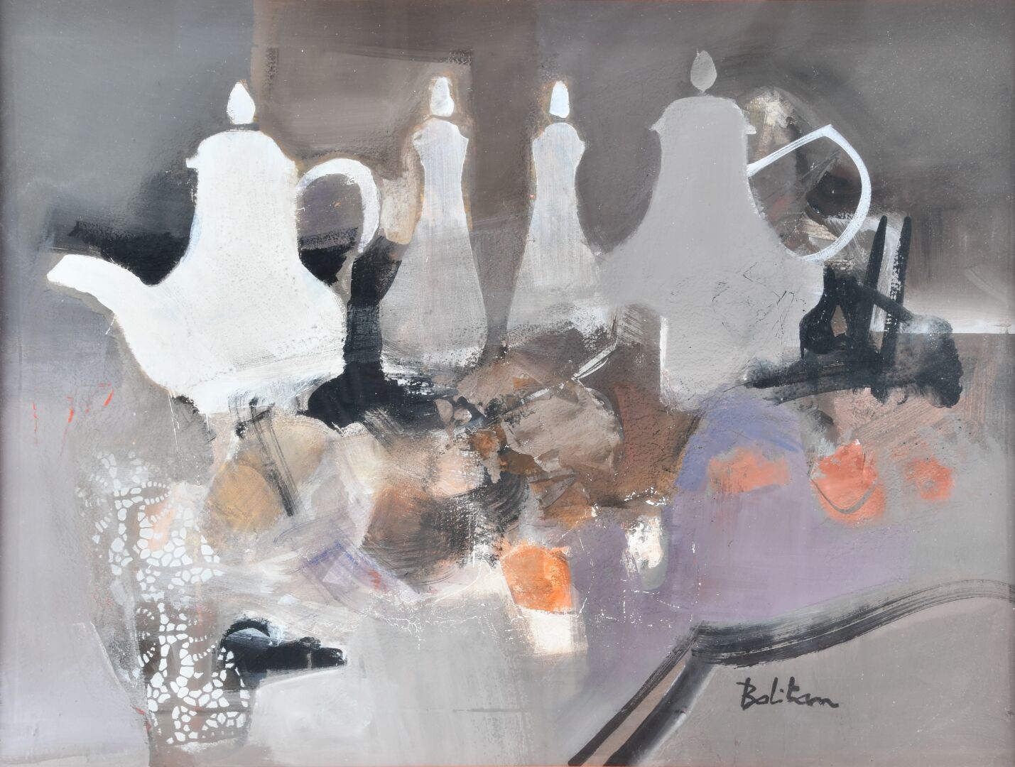 Jean Jacques Balitran | . Nature morte à la théière | MutualArt
