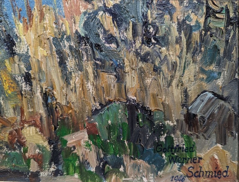 Gottfried Werner Schmied | Vue lacustre (1946) | MutualArt