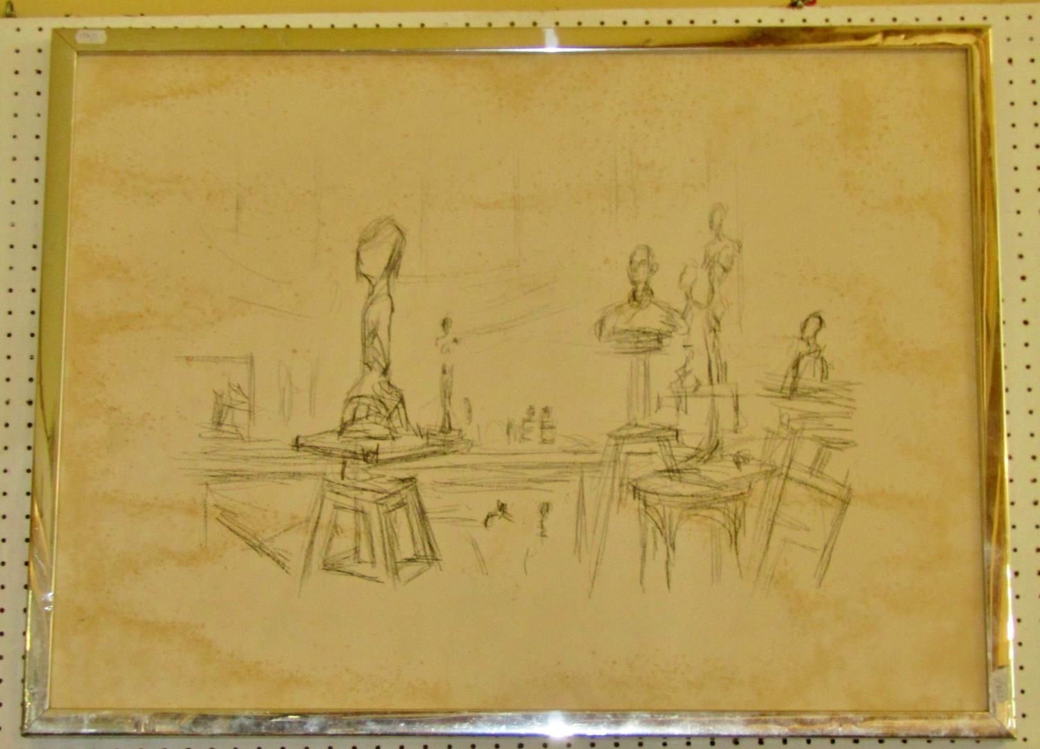 Alberto Giacometti | Alberto Giacometti lithographic print, sig | MutualArt