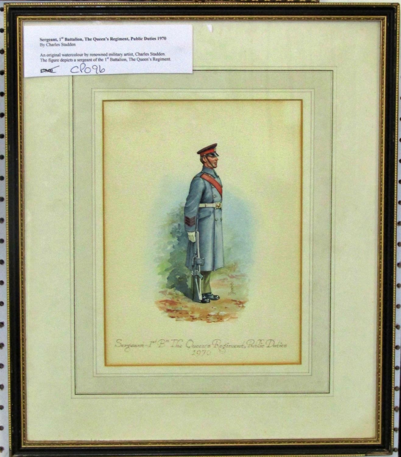 Charles C. Stadden | - 'Sergeantst Battalion, The Queen's Regiment ...