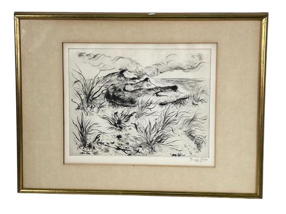 George Grosz | GEORGE GROTZ PENCIL SIGNED ETCHING | MutualArt