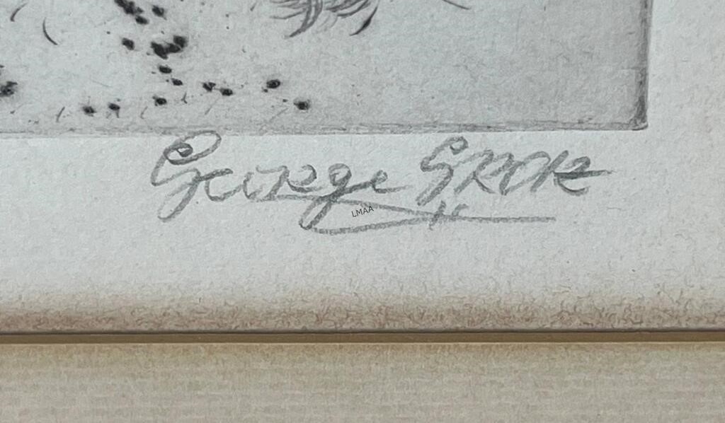 George Grosz | GEORGE GROTZ PENCIL SIGNED ETCHING | MutualArt