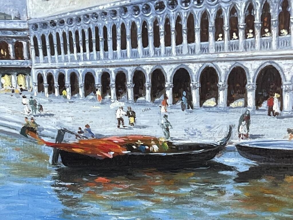 Denis Fildes | OIL ON PANEL VENICE BY DENIS QUINTAN FILDES | MutualArt