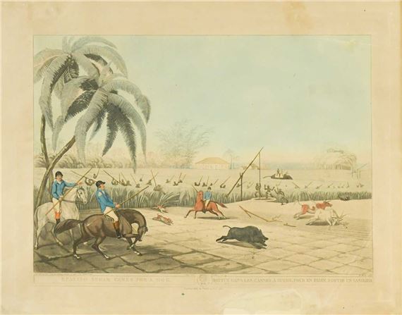 William Samuel Howitt | Four scenes of India from Oriental Field Sports ...