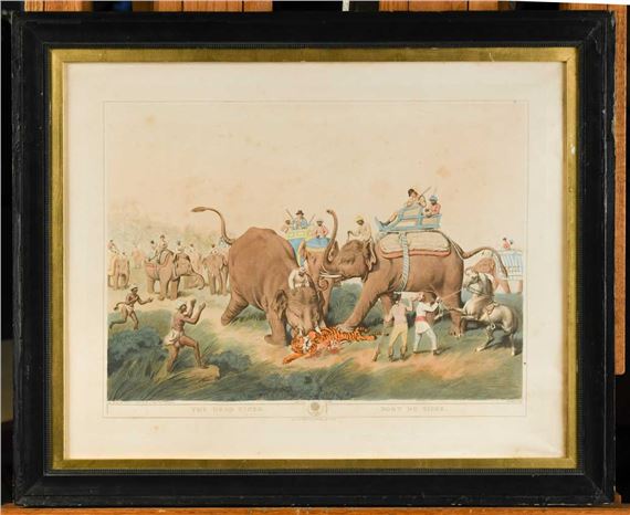 William Samuel Howitt | Four scenes of India from Oriental Field Sports ...
