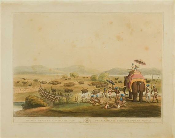 William Samuel Howitt | Four scenes of India from Oriental Field Sports ...