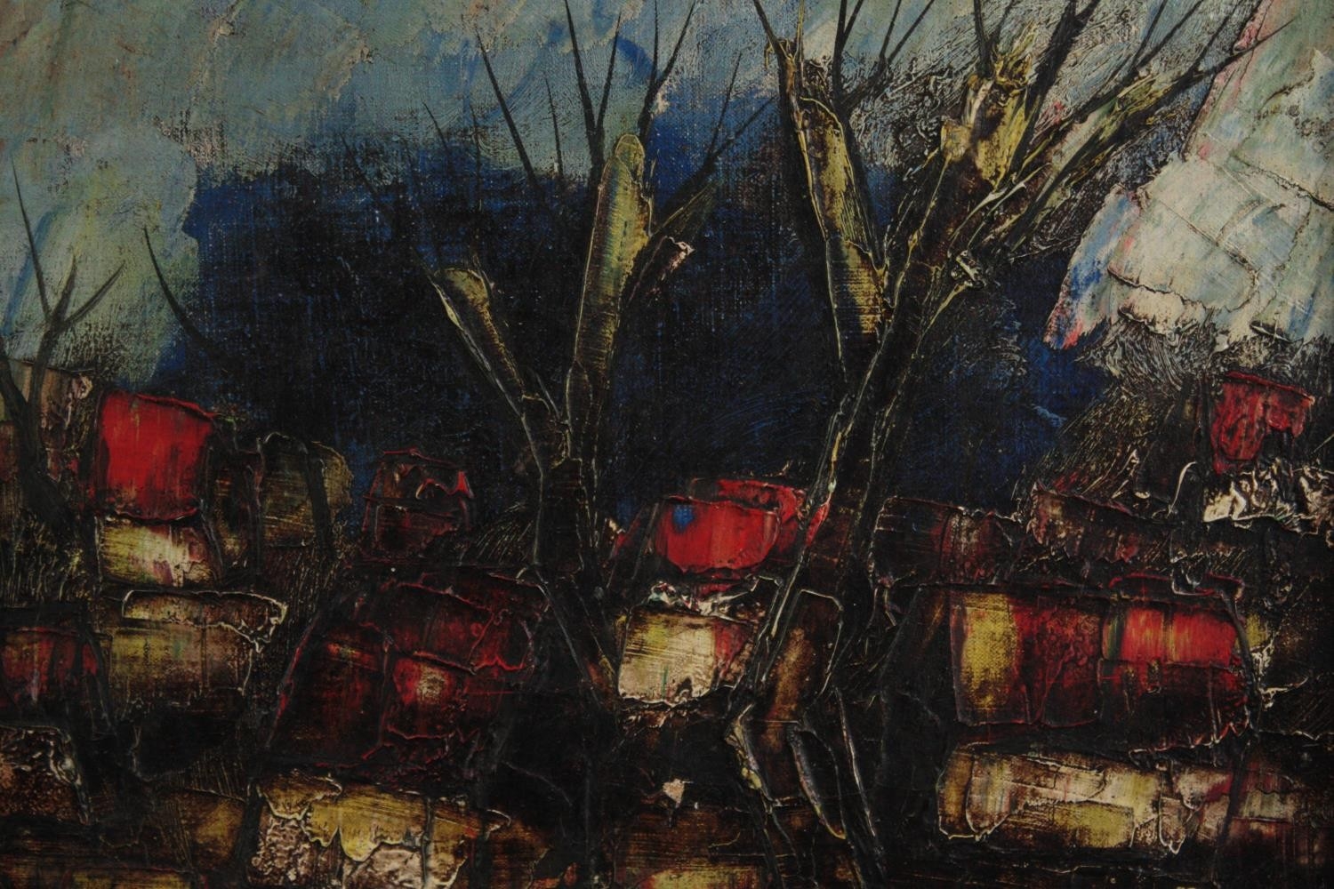 Expressionist School, 20th Century | trees in a landscape | MutualArt