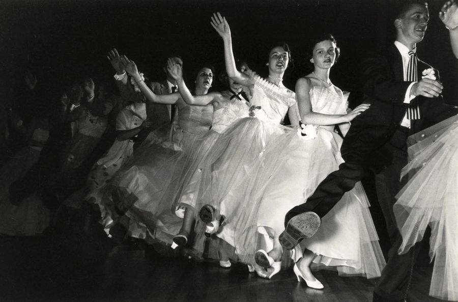 Cornell Capa | Bunny hop [High school dance]. USA (Circa 1970) | MutualArt